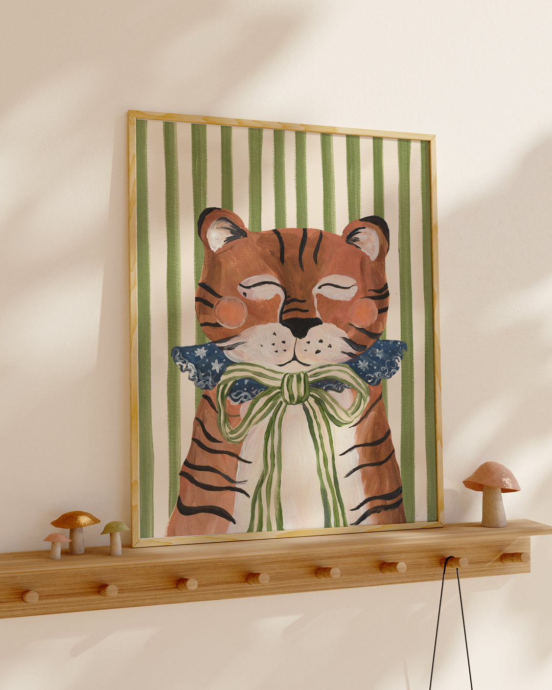 Big Top Tiger - Circus Art Print– Lion & The Pear